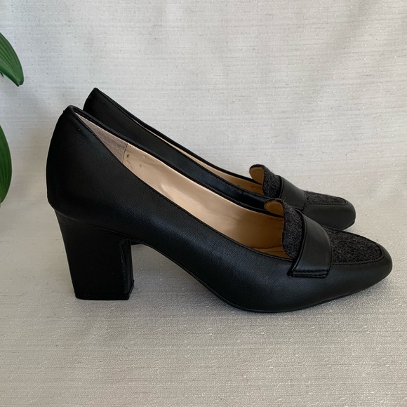 Alex Marie | Shoes | Alex Marie Uptonee Black Leather Pumps Womans 8m ...